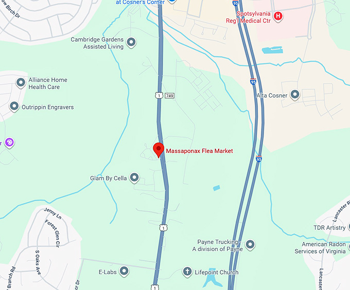 16. massaponax flea market map