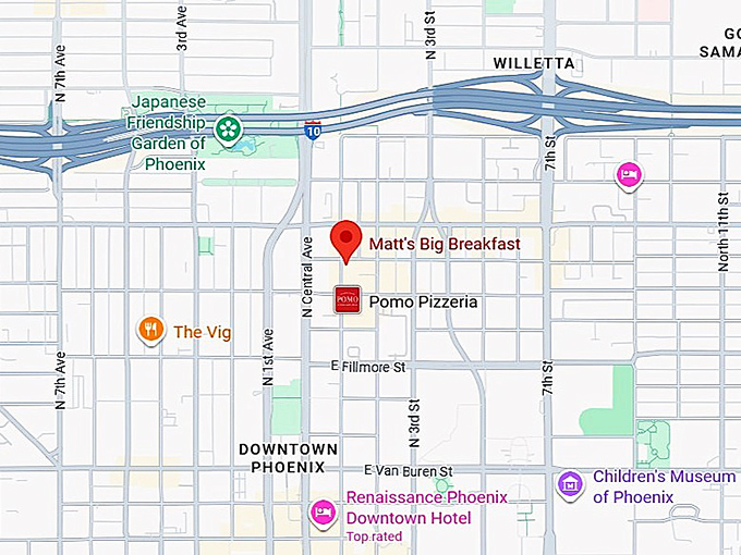 16. matt's big breakfast (825 n 1st s) map