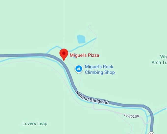 miguel's pizza map
