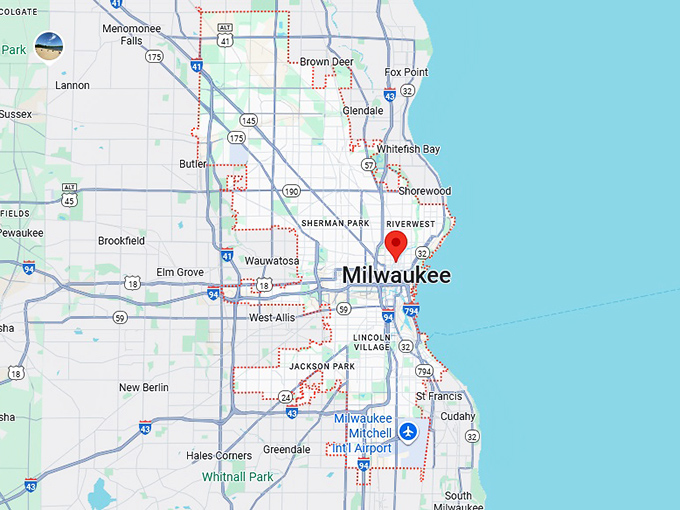 16. milwaukee map