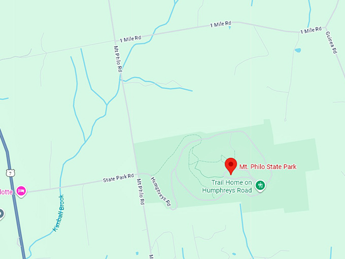 16. mount philo state park map
