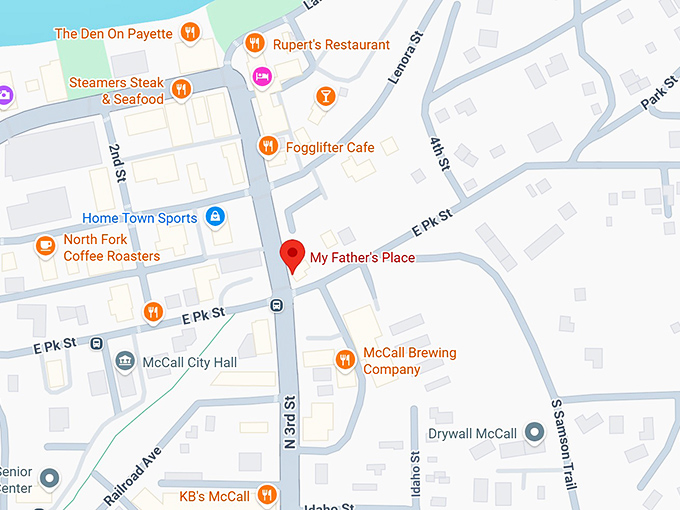 16. my father's place map