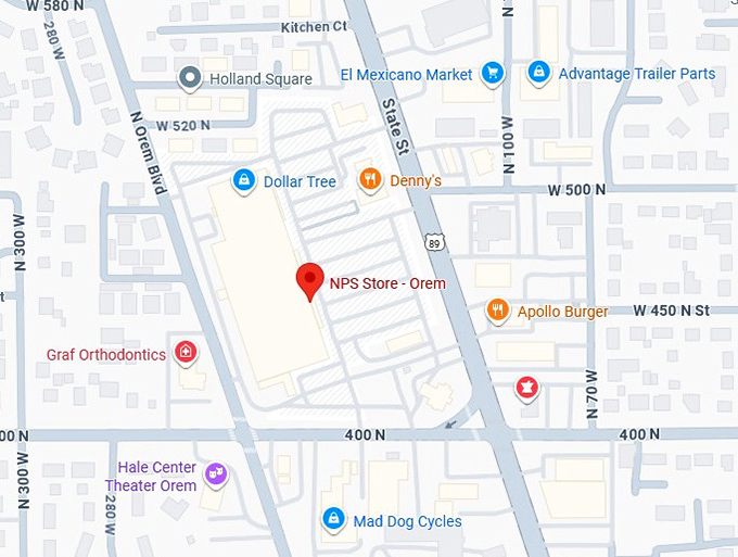 16. nps store orem map