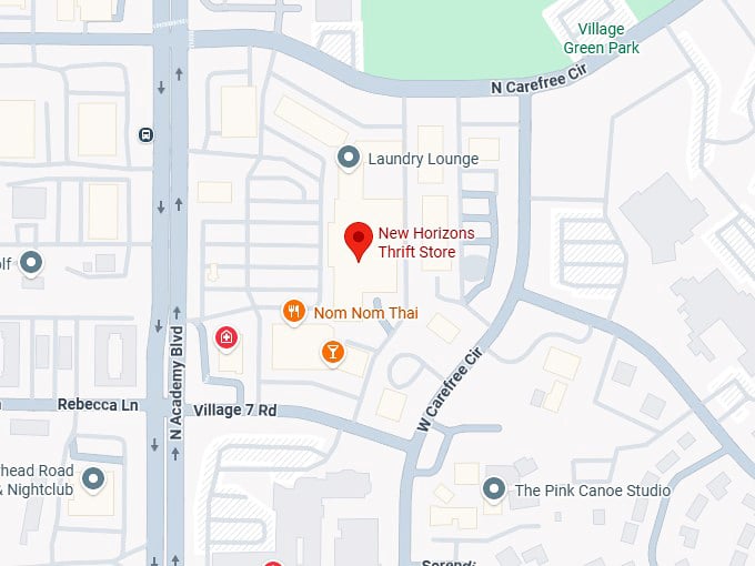 16. new horizons thrift store map