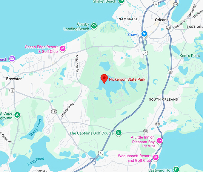 16. nickerson state park map