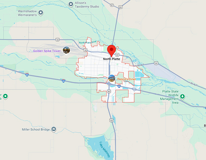 16. north platte map