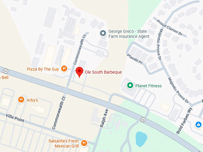 16. ole south barbeque map