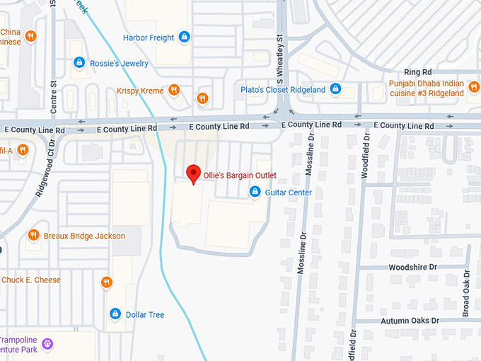 16. ollie's bargain outlet map