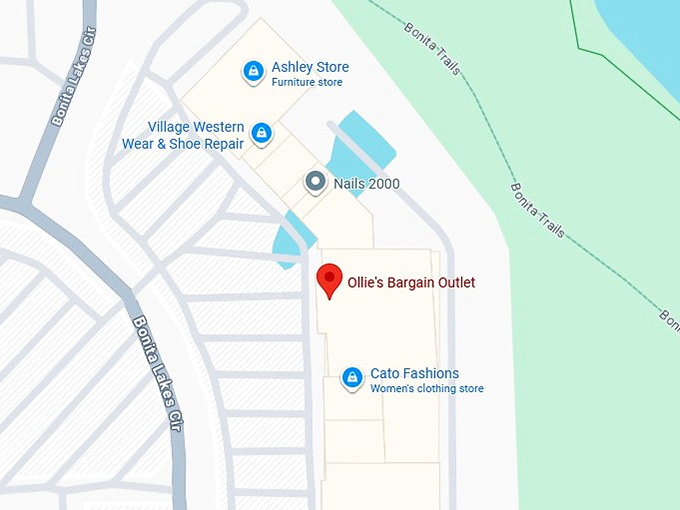 ollie's bargain outlet map