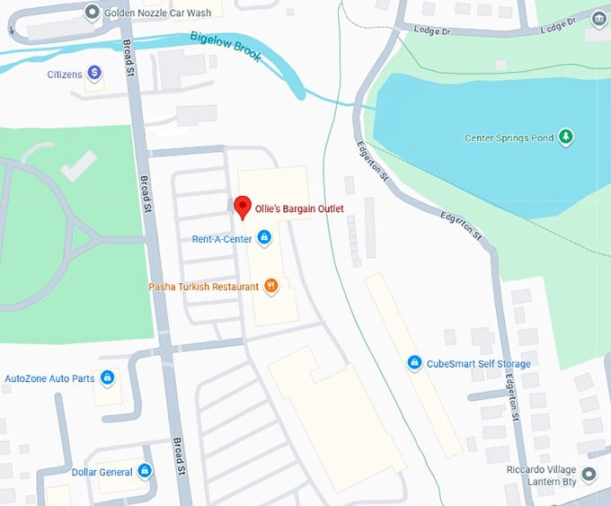 16. ollie's bargain outlet map