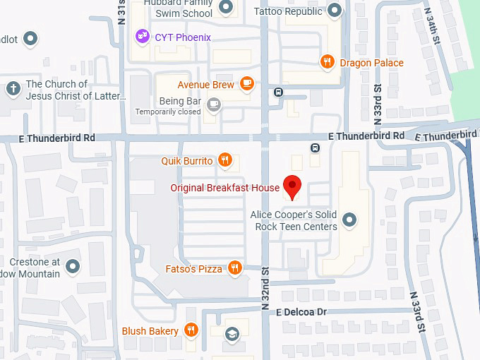 16. original breakfast house map