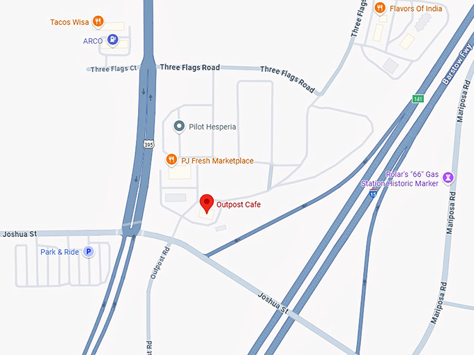 16. outpost cafe map