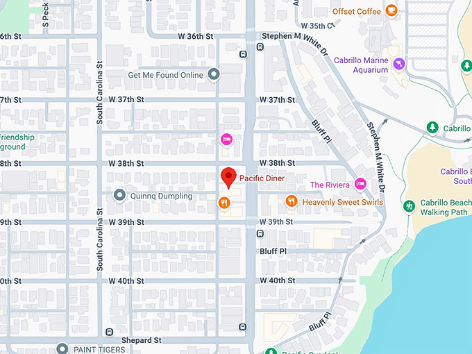 16. pacific diner map