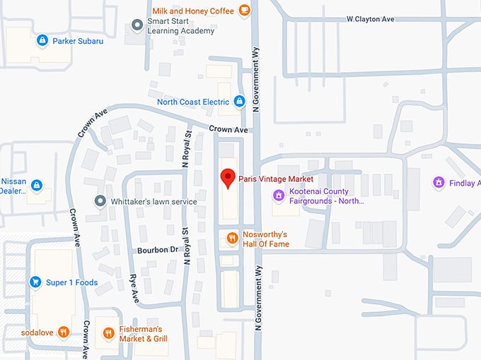 16. paris vintage market map