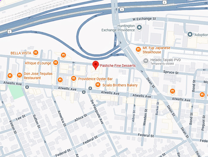 16. pastiche fine desserts map