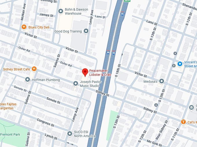 16. peacemaker lobster & crab map