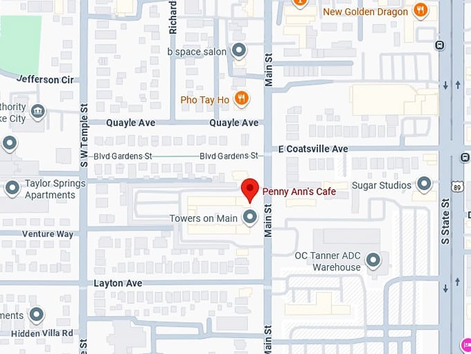 16. penny ann's cafe map