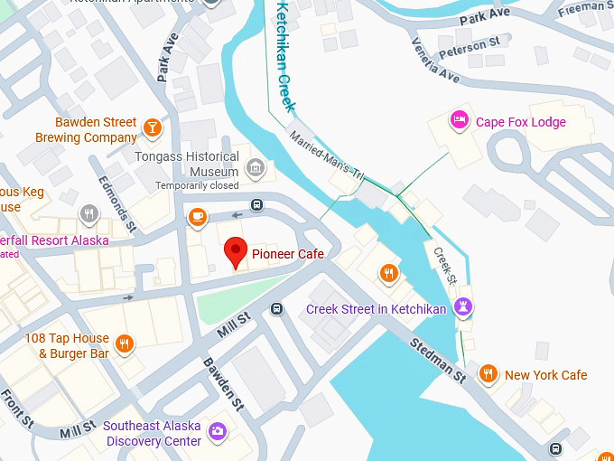 16. pioneer caf&eacute; map