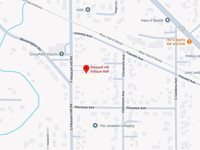 16. pleasant hill antique mall map