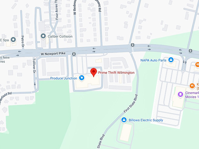 16. prime thrift wilmington map