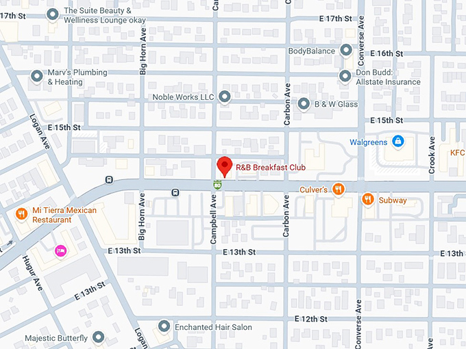 16. r&b breakfast club map