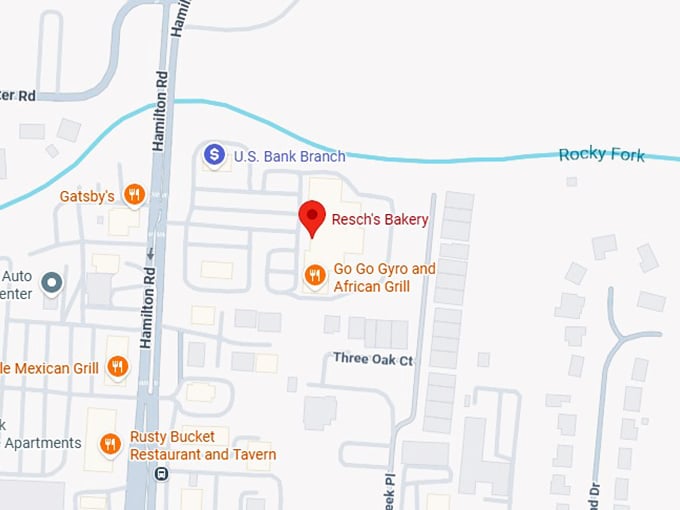 16. resch's bakery map