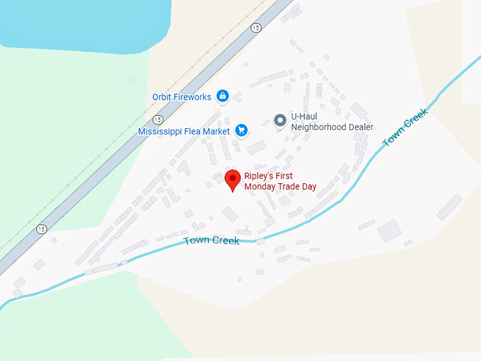 16. ripley's first monday trade day map