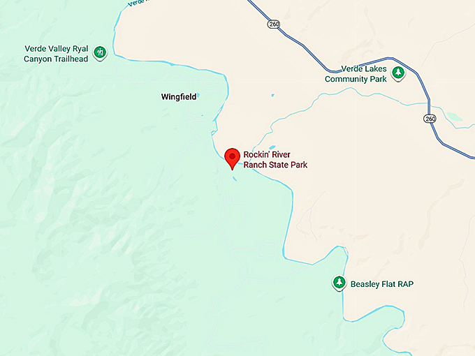 16. rockin&rsquo; river ranch state park map