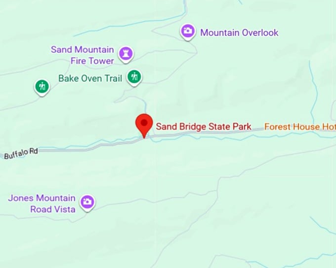 16. sand bridge state park map