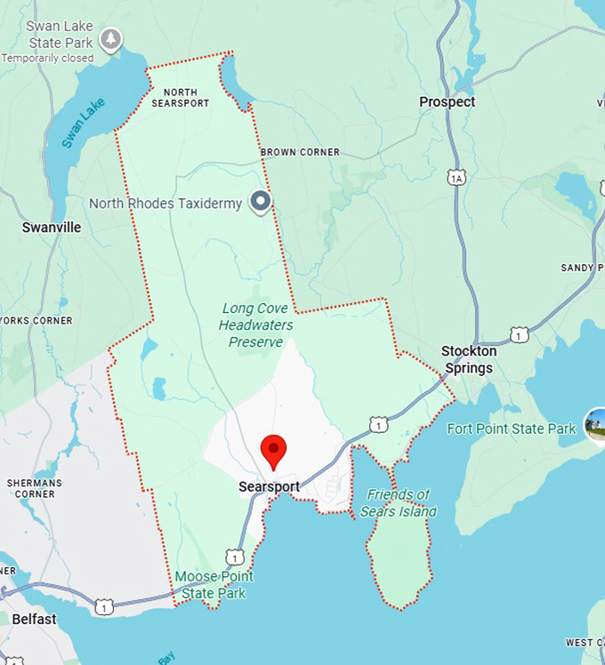 16. searsport map
