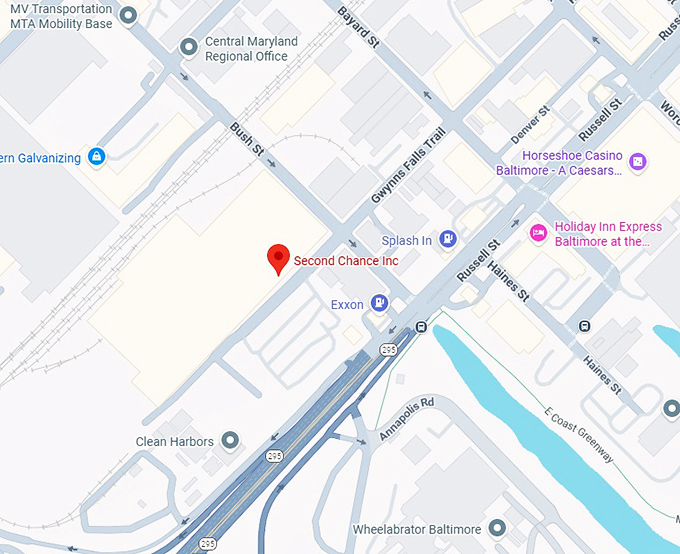 16. second chance inc. map