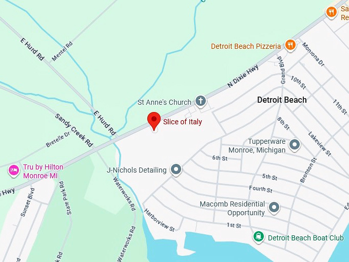 16. slice of italy map