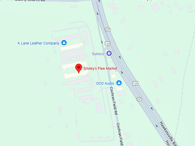 16. smiley's flea market map