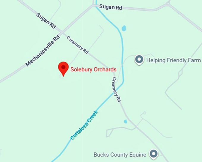 16. solebury orchards map