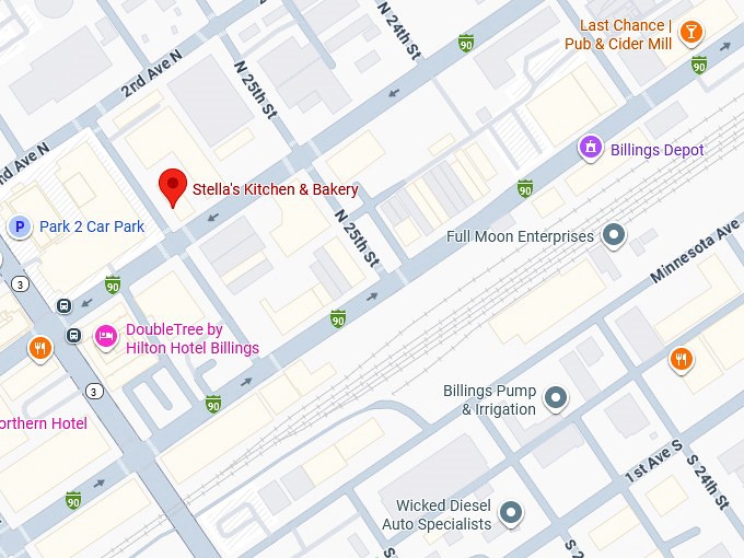 16. stella's kitchen & bakery map