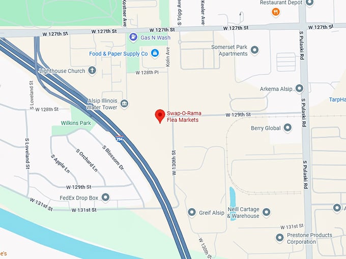 16. swap o rama flea market map