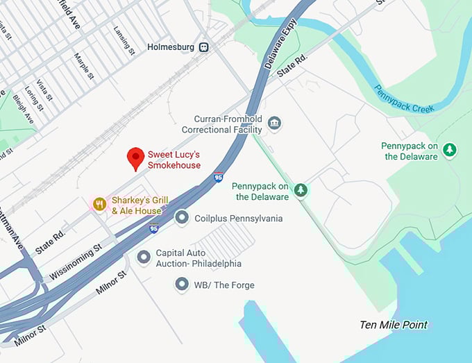 16. sweet lucy&rsquo;s smokehouse map