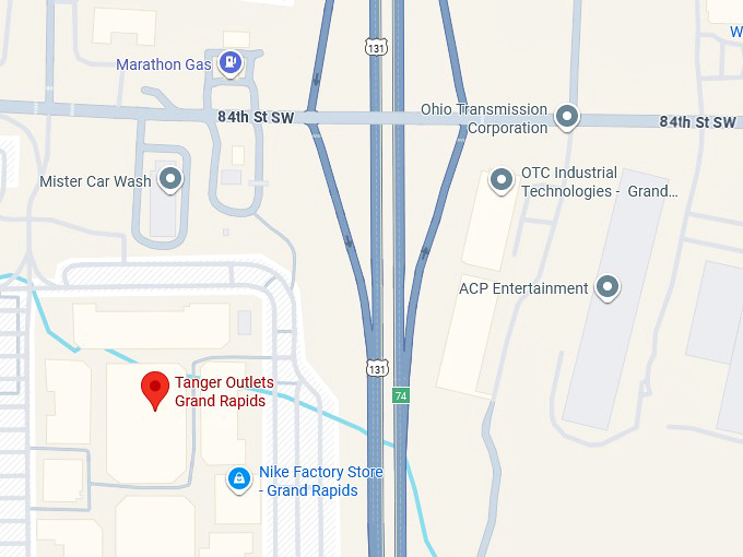 16. tanger outlets grand rapids map