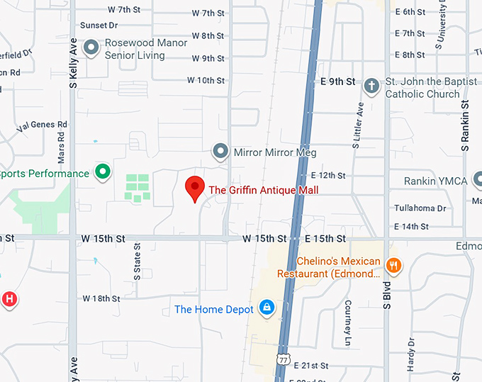 16. the griffin antique mall map