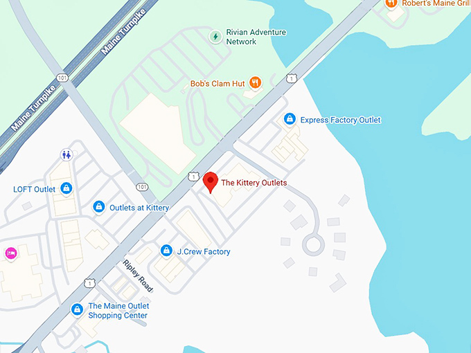 16. the kittery outlets map