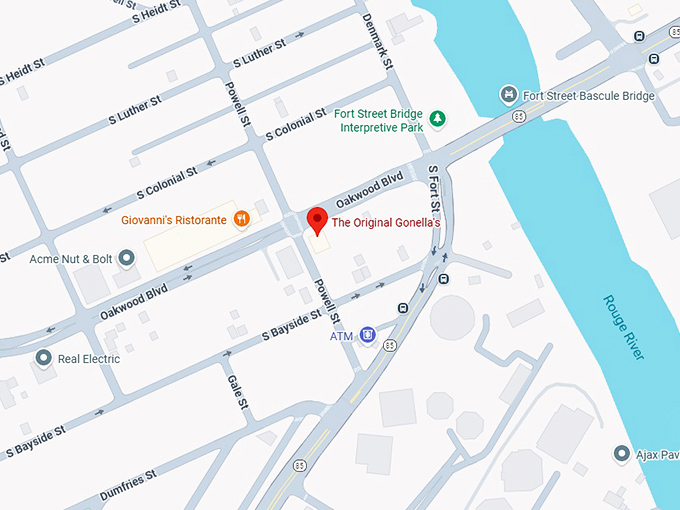 16. the original gonella's map