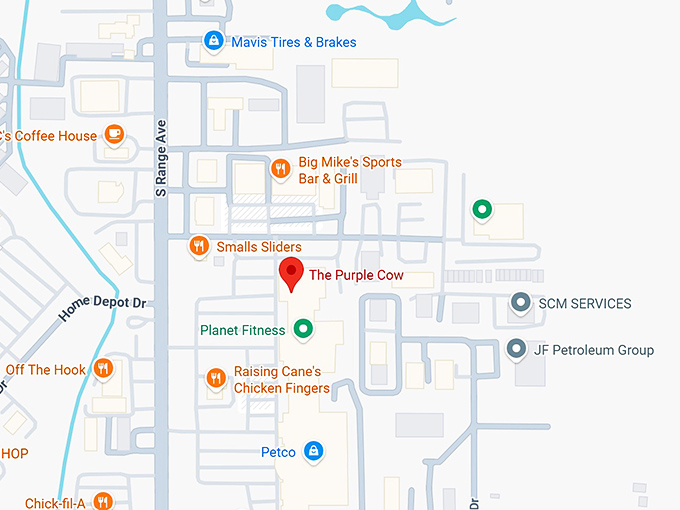 16. the purple cow map