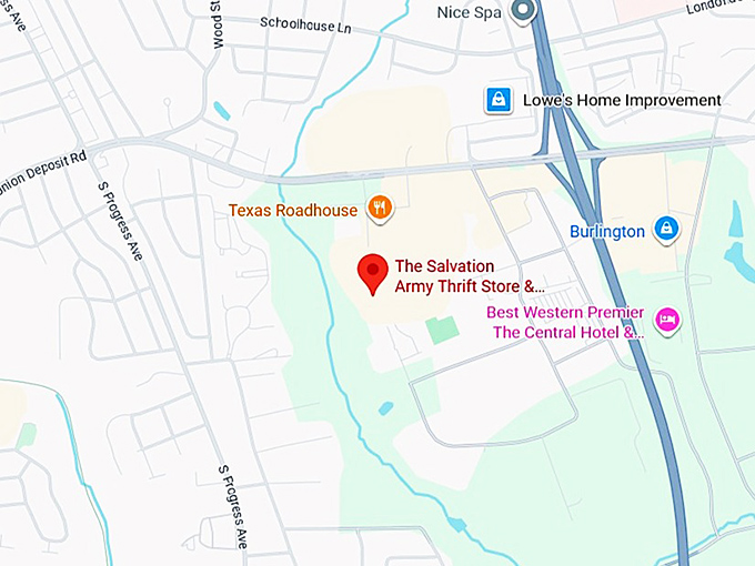 16. the salvation army thrift store & donation center (3847 union deposit rd map