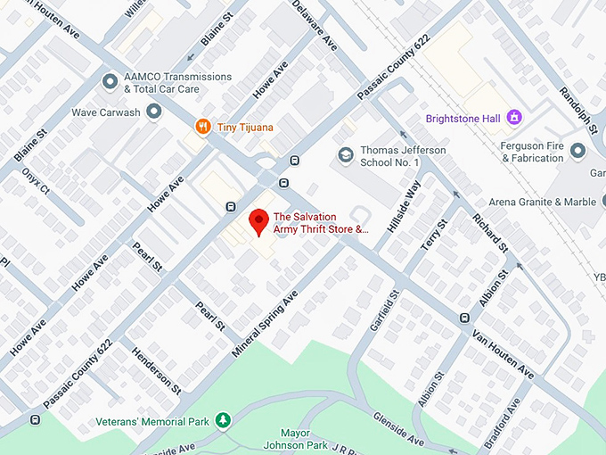 16. the salvation army thrift store & donation center map