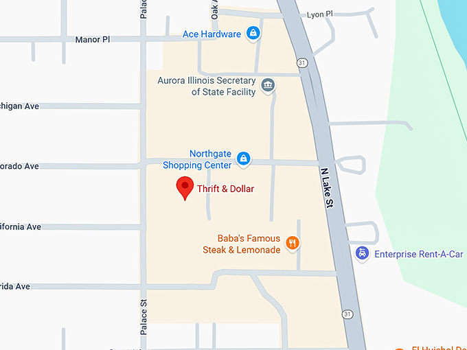 16. thrift & dollar inc map