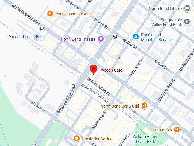 16. twede's cafe map