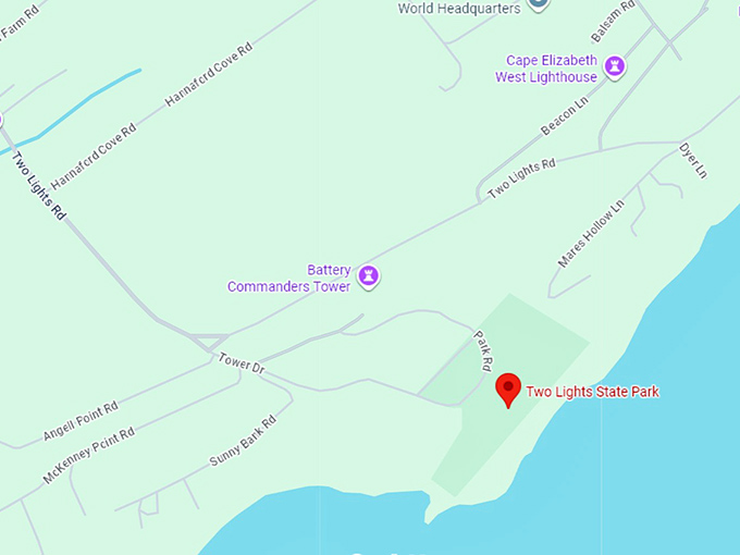 16. two lights state park map