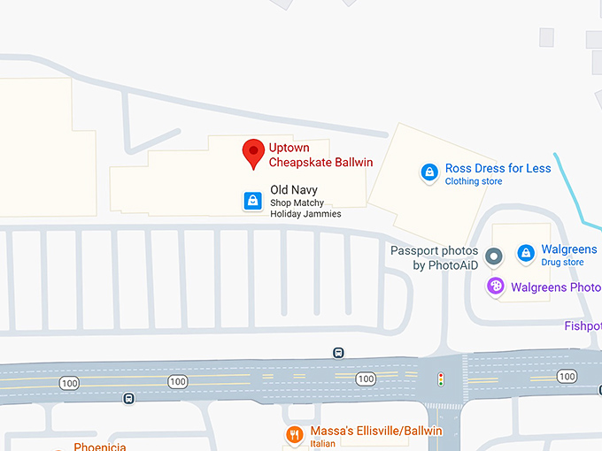 uptown cheapskate ballwin map