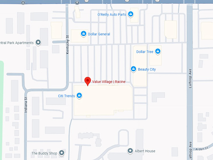 16. value village racine map