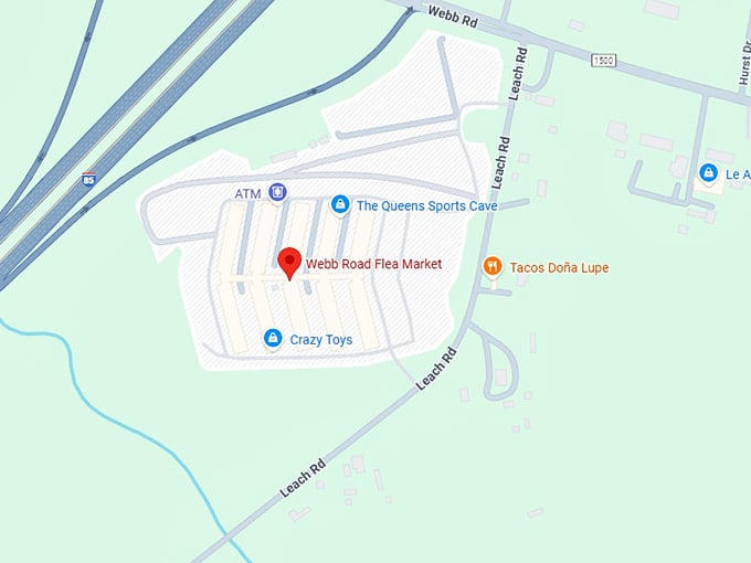 16. webb road flea market map